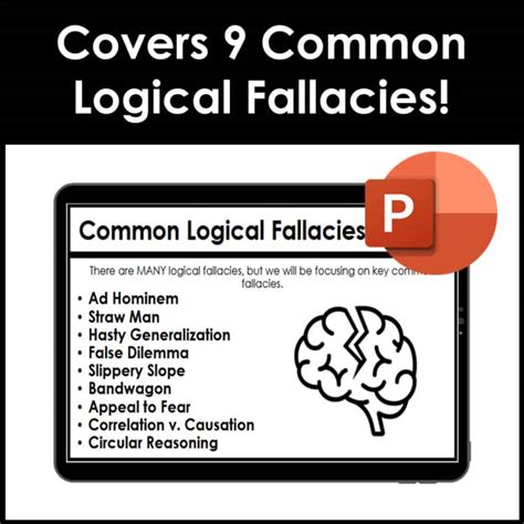 Ap Lang Logical Fallacies Lessons Editable Slides Notes And Activities