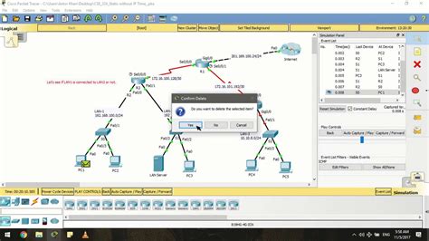 Static Default Routing Using Cisco Packet Tracer YouTube