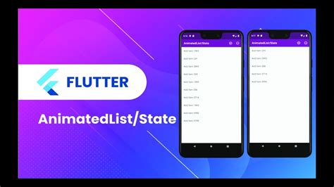 Flutter Animation Widget 20 Animatedlist Animatedliststatedirectionality Random Speed