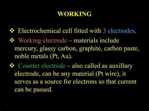 Cyclic Voltammetry Application Pptx Chemistry Science