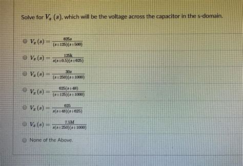 solved consider the circuit shown below assume zero initial