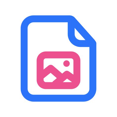 Image Generic Outline Color Icon
