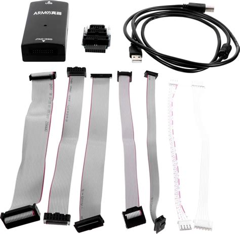 Rees52 Usb Jtag Emulator Debugger Programmer V9 Arm Emulator High Speed Download Black Cable