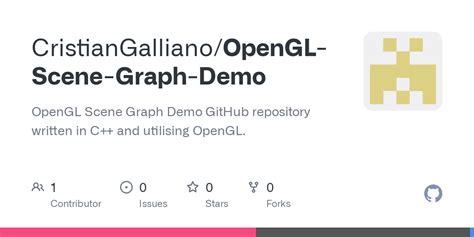 GitHub CristianGalliano OpenGL Scene Graph Demo OpenGL Scene Graph