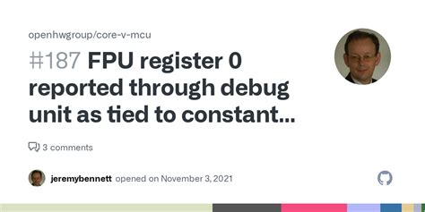 fpu register 0 reported through debug unit as tied to constant positive 0 · issue 187