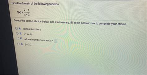 Solved The Equation Below Specifies A Function Determine
