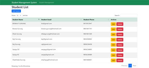 Github Bissuas Studentcrud Simple Student Management System With Crud Functionalities