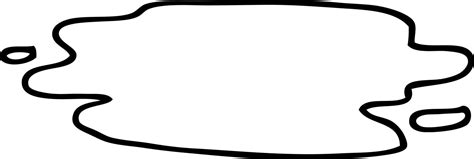 Line Drawing Cartoon Wet Puddle In 2025 Line Drawing Cartoon Drawings Drawings