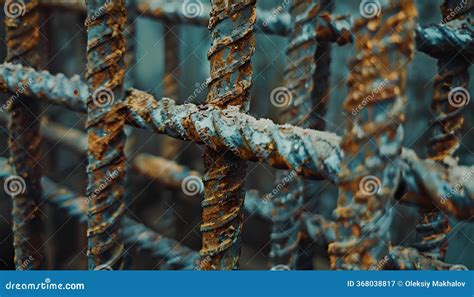 Rebar Texture Reinforcement Steel Rod Rusty Rebar For Concrete Pouring Steel Reinforcement