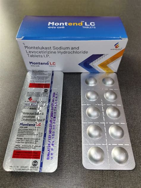 Montend Lc Tab Packaging Size 10 10 Tablets At ₹ 140 Box In Vapi Id