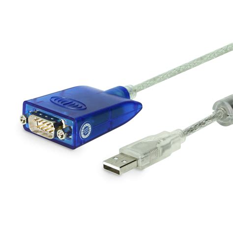 Pro Single Port Usb To Serial Adapter With Activity Led 3ft