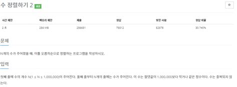 백준 백준 알고리즘 2751번 수 정렬하기 2 Java 네이버 블로그 백준 백준 알고리즘 2751번 수 정렬하기 2 Java 네이버 블로그
