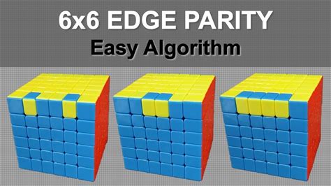 Easiest Way To Solve 6x6 Edge Parity Youtube Easiest Way To Solve 6x6 Edge Parity Youtube