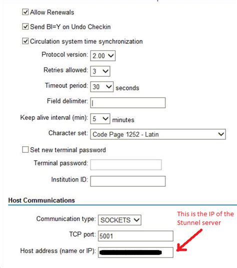 Using A Single Stunnel Instance Serving Multiple Self Check Machines Ex Libris Developer Network