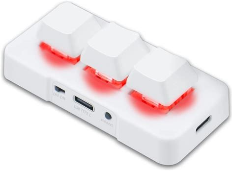 Buy PCsensor 3 Key Mini Keypad Wireless Mechanical Gaming Keyboard Hot Key Customized Program