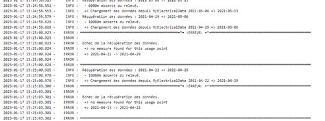 Bug 812 Beta1 Cherche Des Données Hors Des Dates Configurés