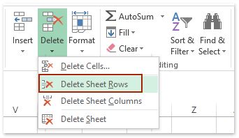 How To Remove Rows Based On Cell Value In Excel
