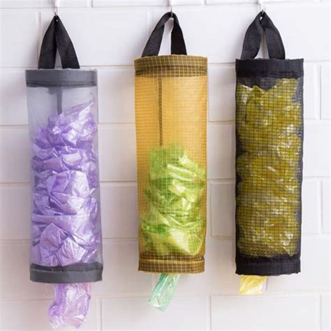 비닐 봉지 보관 주머니 정리함 쓰레기 봉투 3개 봉지수납 양파망 그물망 정리 마롱