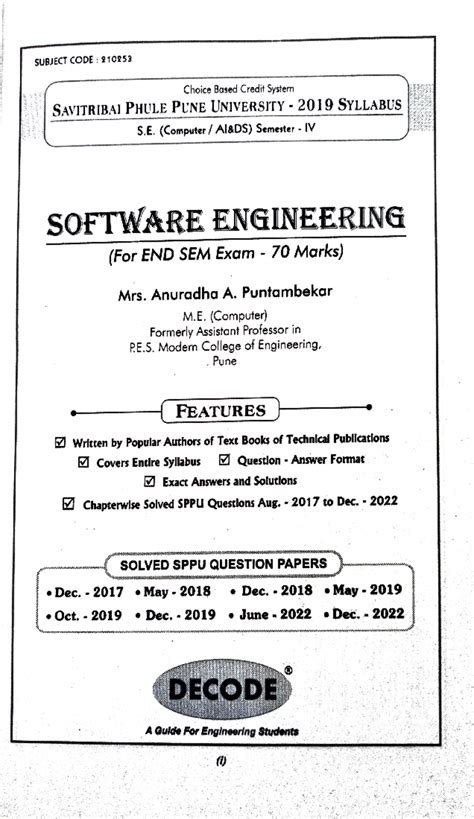 SE Software Engineering Lecture Notes Detailed Study Material Studocu