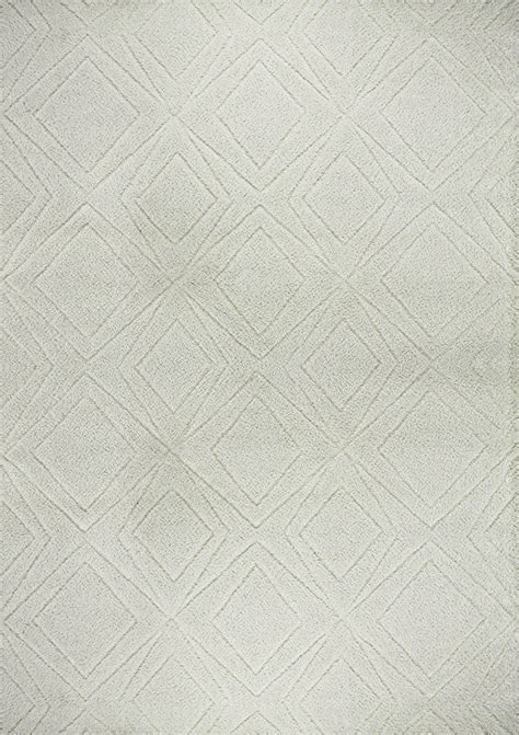 Turkish Shag Collection Modern Area Rug 9 8 X 13 1 In Ivory And Grey By Pasargad Home