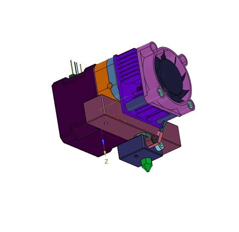 挤压机3d打印机配件头 Step 模型图纸下载 懒石网