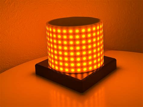 Cylindrical Lamp With Animations Wled Wlan By Jonathan Sto Makerworld