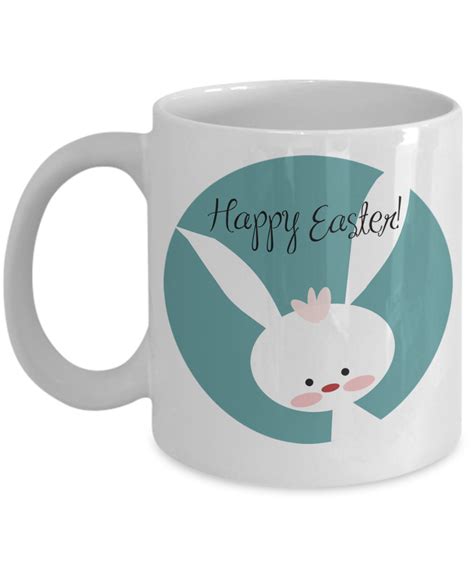 Happy Easter Mug Cute Easter Bunny Theme Coffee Tea Cup Mugs