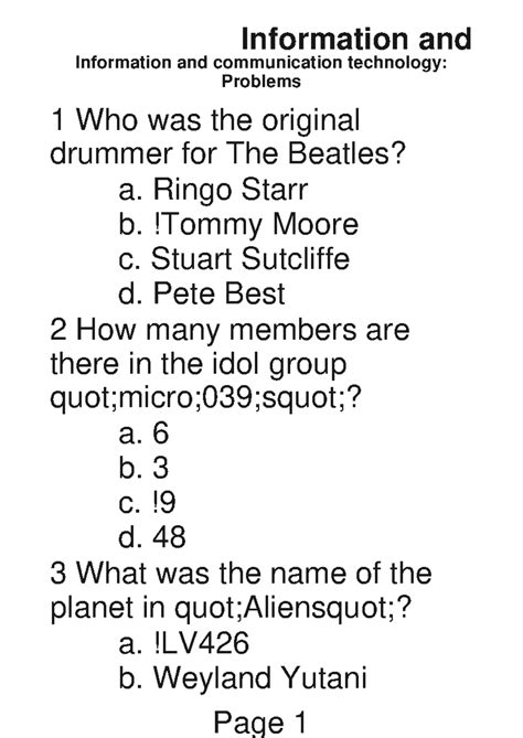 Information And Communication Technology Lab Report 1 Information And Communication Technology