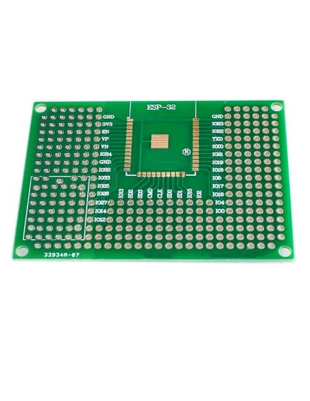 Double Sided 5x7cm Proto Pcb Board For Esp8266 Esp 12f Esp 12e Esp32 Esp32s