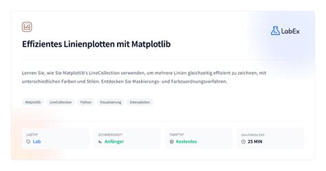 Matplotlib Linecollection Tutorial Python Visualisierung Labex
