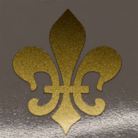 Fleur De Lys Set Of 12 Gold Medievel Vinyl Decals Etsy