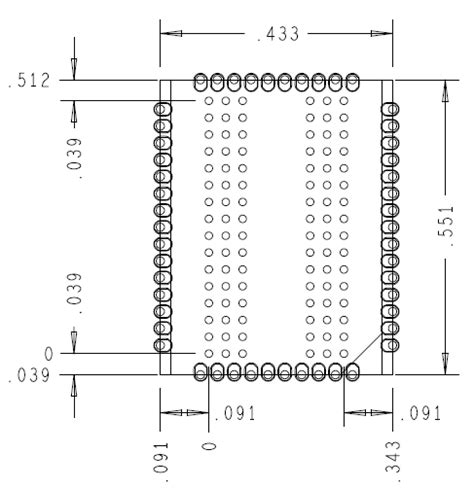 Ddr4 96 Ball Xh Series Edgeprobe Interposers Nexus Technology Inc