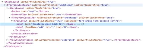 Nativescript Element In Stacklayout Is Sometimes Not Renderedvisible