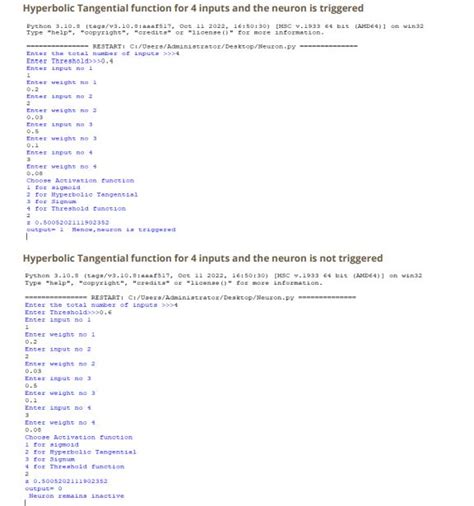 simple neuron implementation paradigms of ai assignment