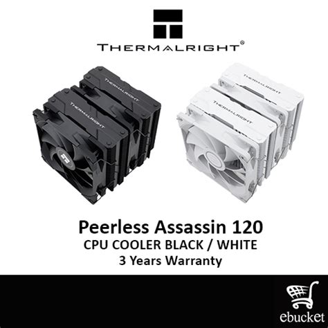 Thermalright Peerless Assassin 120 Cpu Cooler Blacktr Pa120 B White