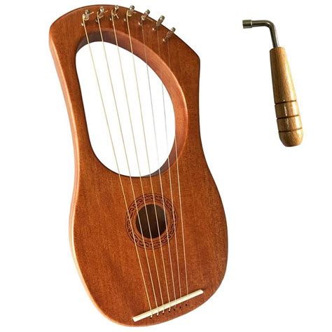 Orchestral Musical Instrument Harp Seven Stringed Grandado