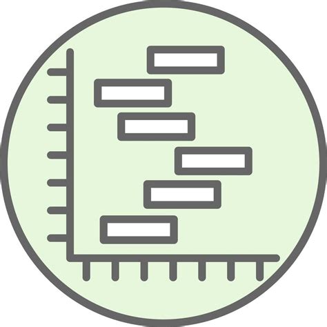 Gnatt Chart Fillay Icon Design 43612286 Vector Art At Vecteezy
