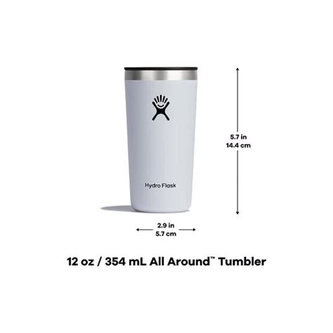 Hydro Flask Vacuum Tumbler 355ml White Airroastery