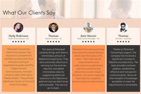 Melonleaf Client Testimonials