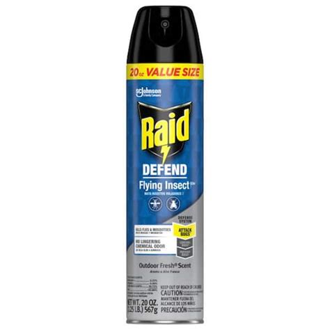 Raid Defend Flying Insect Killer 7 Flying Insect Spray Can Outdoor