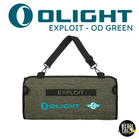 Olight Exploit Od Green Multifunctional Tool Roll Bag Shopee Malaysia