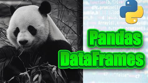 The Pandas Dataframe 5 Things All Data Scientists Should Know Youtube
