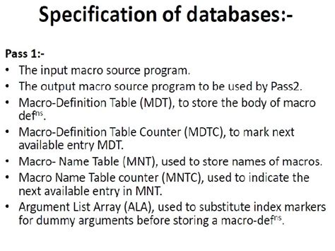 Macro Processor Macro Definition And Call Macro Expansion