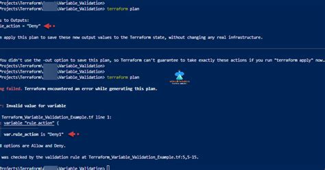 Terraform Variable Validation Example Vgeek Tales From Real It System Administration Environment