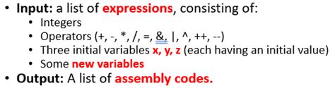 Github Csyanghsu Assembly Calculator In This Project I Implemented A Calculator With Syntax