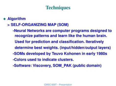 Ppt Gene Clustering Using Self Organizing Maps And Particle Swarm Optimization Powerpoint