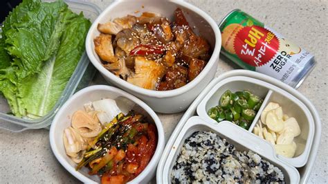 도시락으로 족발 싸가는 직장인의 식비절약 도시락 만들기🍱 코스트코 핫도그의 변신은 무죄 자취요리도시락 브이로그낫또 포케샌드위치lunchboxkorean