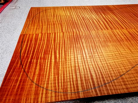 Holz Faszination Prem Roasted Flamed Maple Guitar Topset 6 2mm V 8379