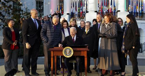 Biden Signs Bill To Protect Same Sex Marriage Rights The New York Times