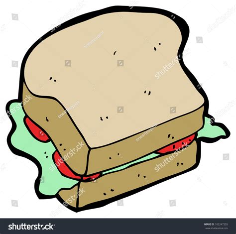 만화 샌드위치 스톡 일러스트 102247255 Shutterstock